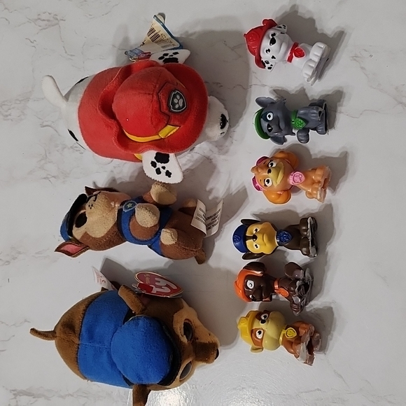 Source Unknown | Toys | Paw Patrol Mini Figures Tzum Tzum Stuffed ...